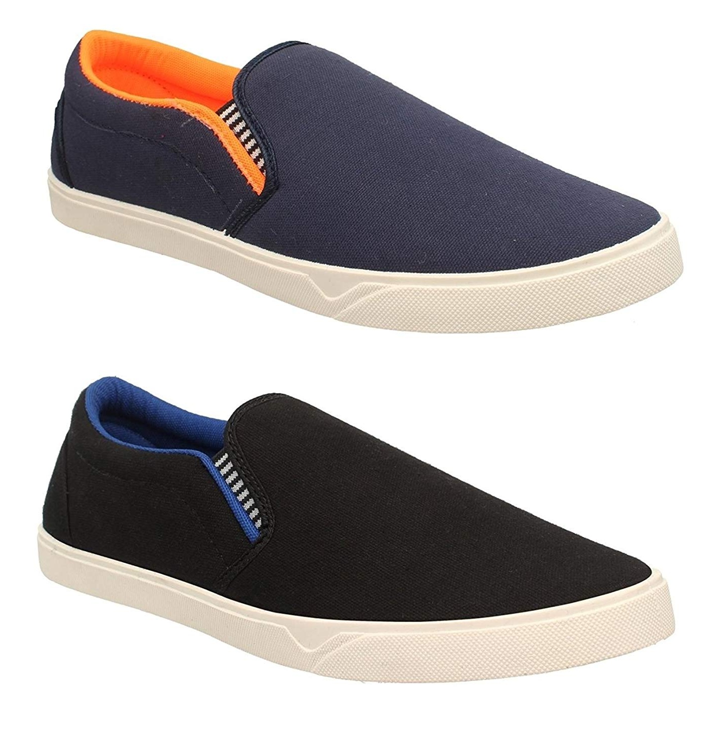 Buy Chevit Pack of 2 Casual Shoes (Moccasins Shoes ) Loafers For Men ...