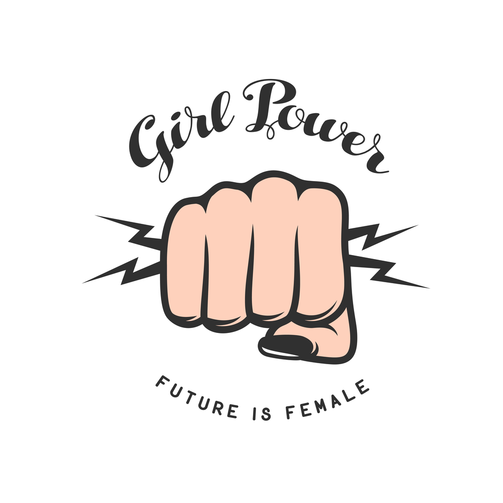 Buy girl power poster|300 GSM HD Paper Print |Sticker Paper Poster ...
