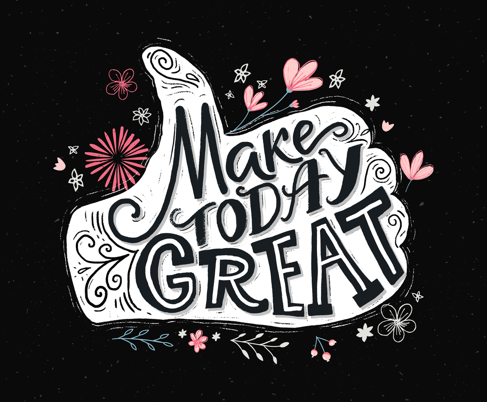 Buy make today great poster|300 GSM HD Paper Print |Sticker Paper ...