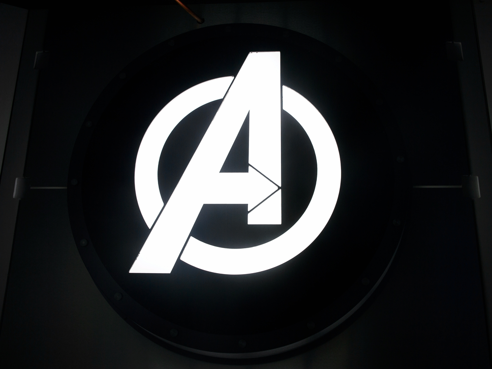 Buy avenger logo sticker poster| |Sticker Paper Poster, 12x18 Inch ...