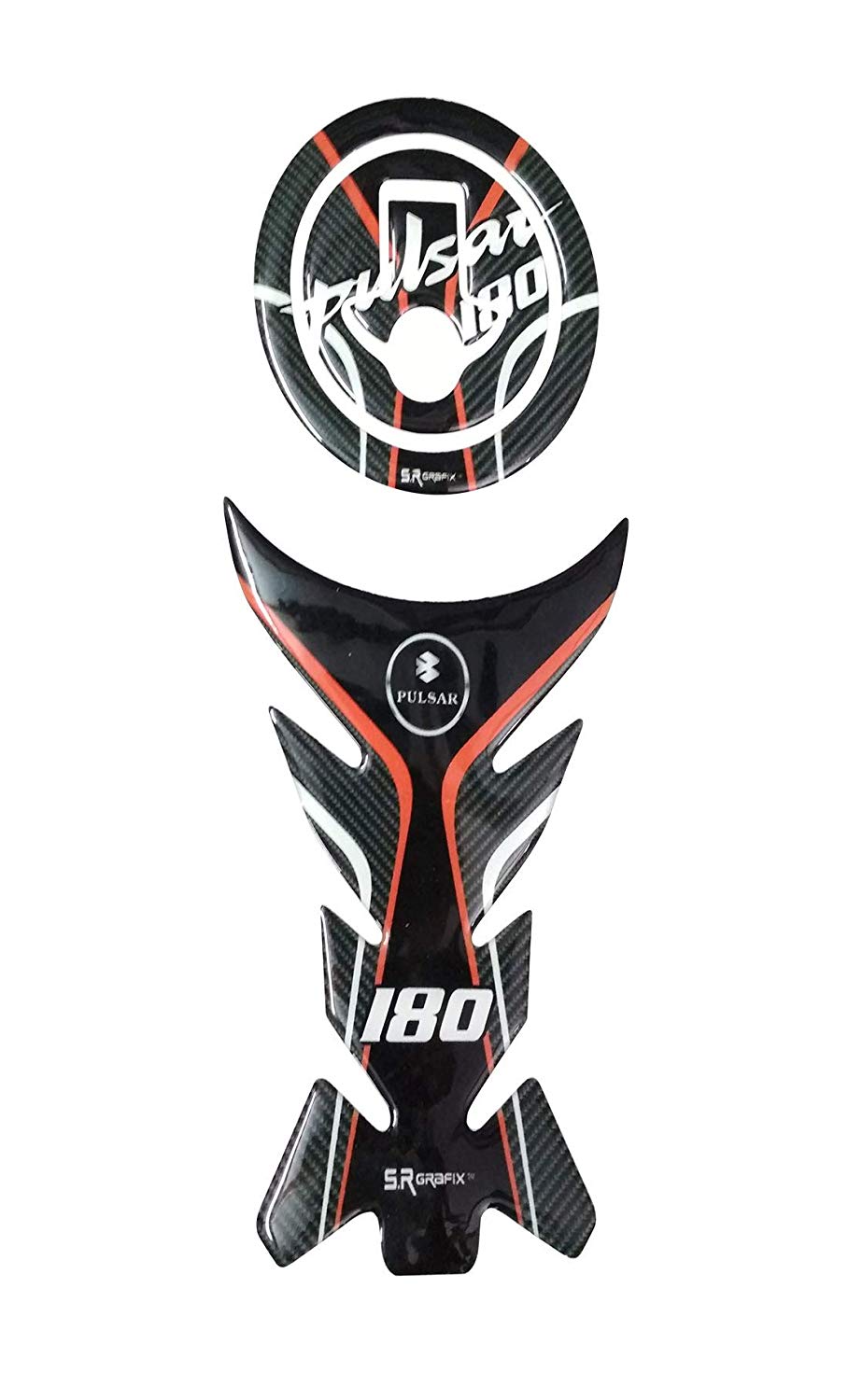 Buy Customize Bajaj Pulsar 180 Tank Pad Fuel Cap Sticker Online @ ₹399 ...