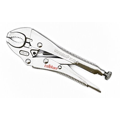 Buy Taparia 1641 5 inch 125 mm Curved Jaw Locking Pliers mole wrench ...