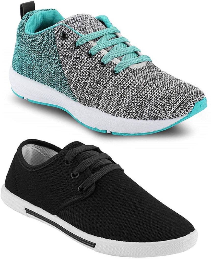 Buy Chevit Men's Combo Pack of 2 Casual Shoes (Sneakers Running Shoes ...