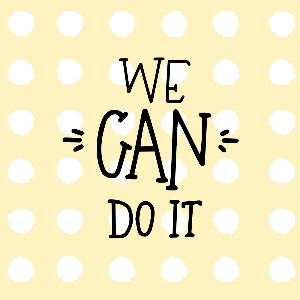 Buy we can do itAll Time Posters|300 GSM HD Paper Print |Sticker Paper ...