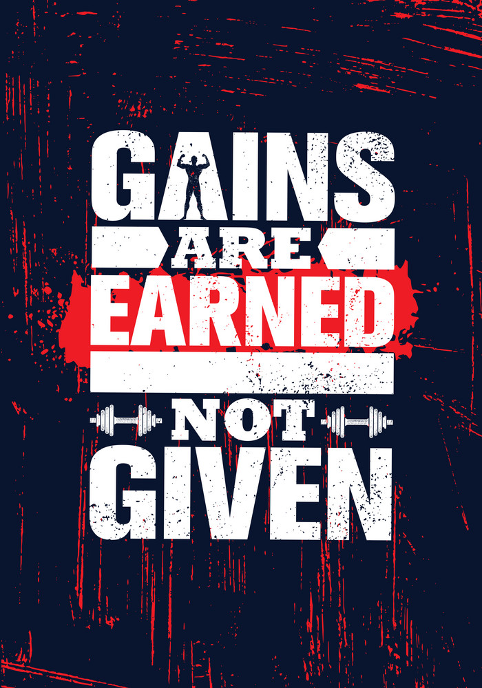 Buy gains are earned not givenAll Time Posters|300 GSM HD Paper Print ...