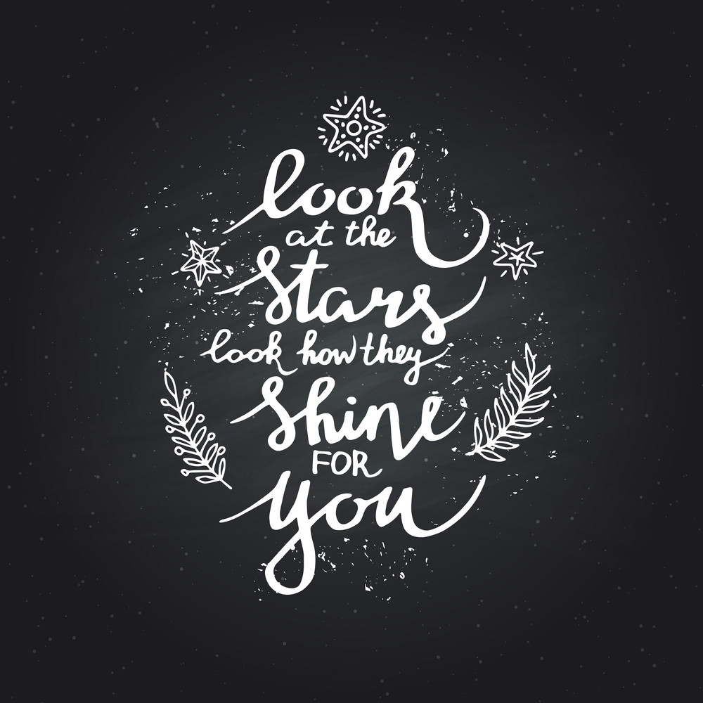 Buy look at the stars look how the shine for youAll Time Posters ...
