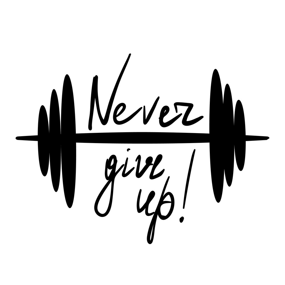 Buy never give upAll Time Posters|sticker paperPrint |Sticker Paper ...