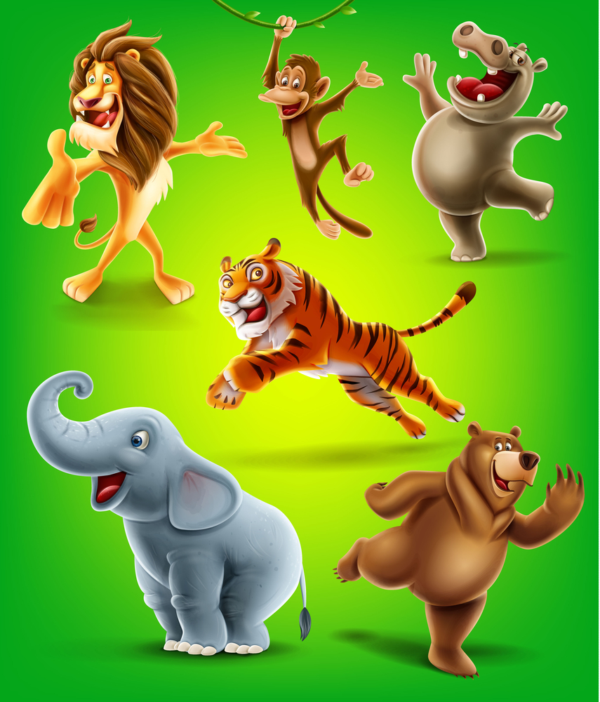 Buy animals |sticker paperPrint |Sticker Paper Poster, 12x18 Inch ...