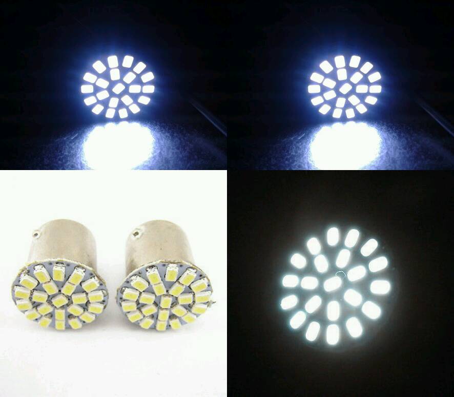 Buy 22 SMD LED White Indicator bulb for Bullet Cars Bikes Online @ ₹169 ...