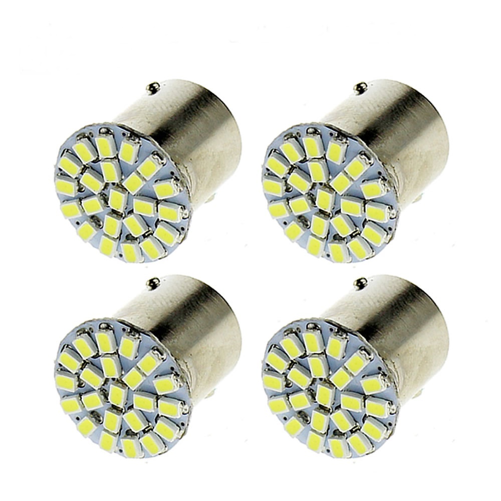 Buy 4Pcs - 22 SMD LED Bike Amber Indicator Light WHITE Bulb Lamp Online ...