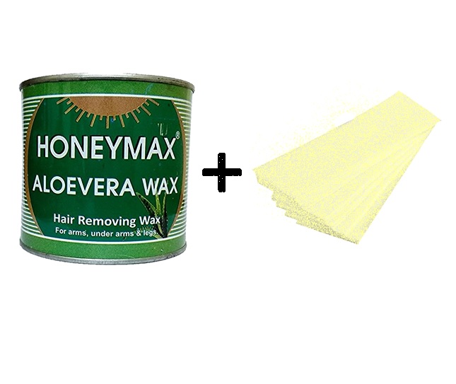 Buy Aloe Vera Body WAX + WAX Strips Waxing Kit / Wax Kit Combo Kit for ...