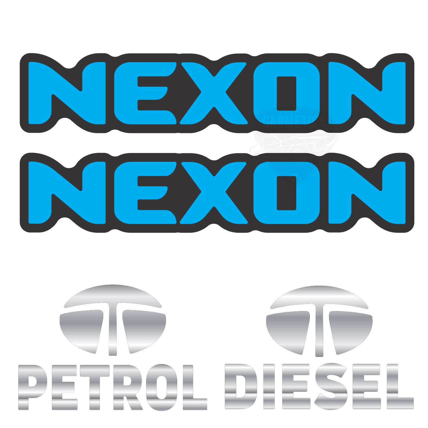 Buy Carmetics Nexon Vinyl Stickers Decals For Tata Nexon Door Mouldings