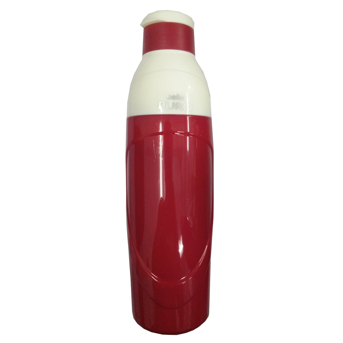 Buy Cello Puro Insulated Plastic Green Red Water Bottle Set, 900ml, Set ...