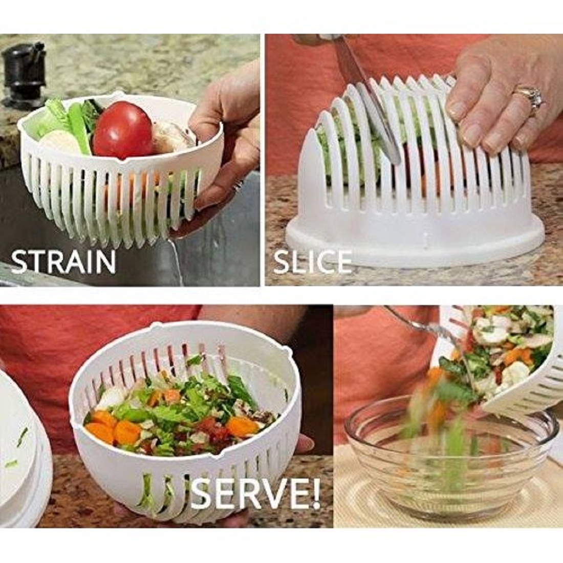 Buy Shopper52 Stainless Steel Kitchen Knife Set Knives Set Chef Knife ...
