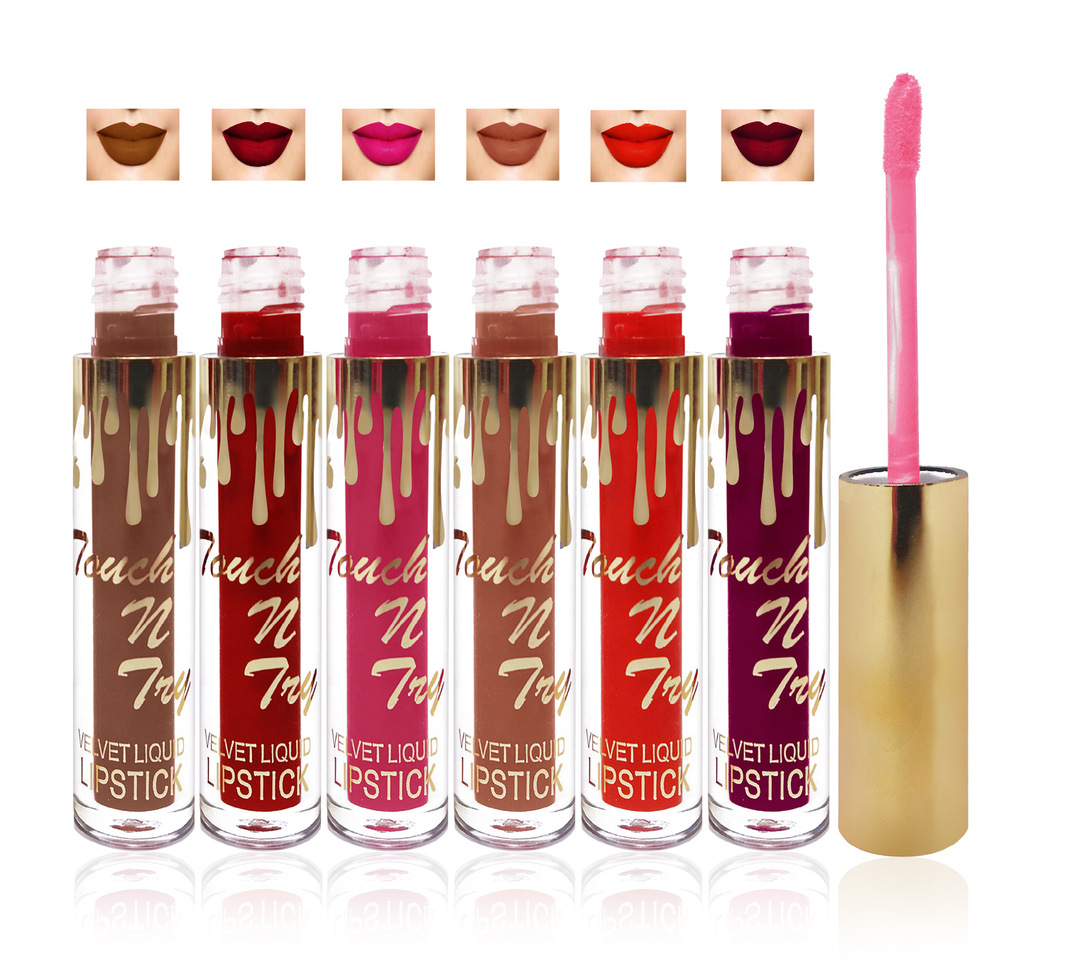 Buy Seven Seas cosmetics makeup Touch n try velvet matte liquid ...