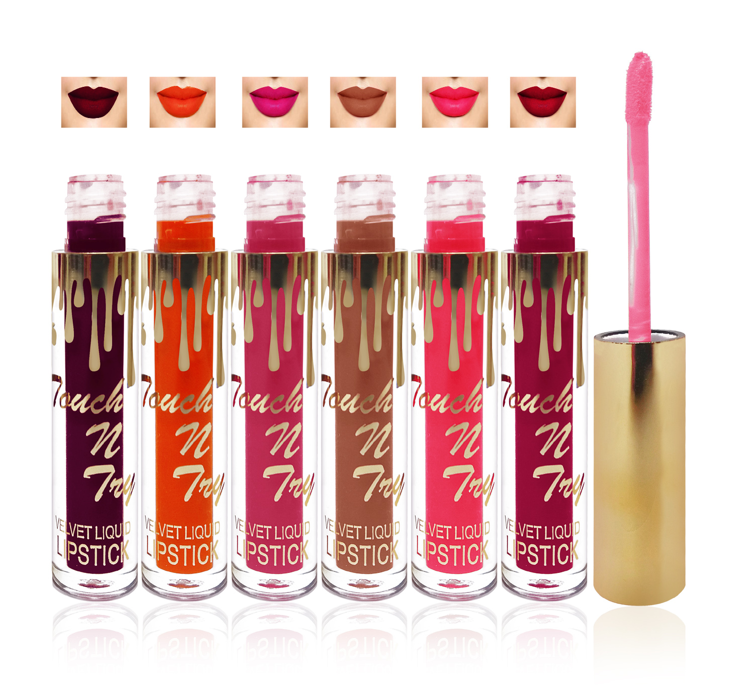 Buy Seven Seas cosmetics makeup Touch n try velvet matte liquid ...