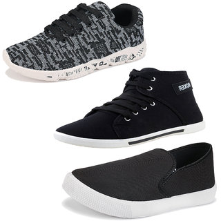 Buy Super Combo Pack of 3 Men Casual Sports Shoes Online @ ₹1494 from ...