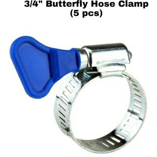 Buy Butterfly Hose Clamp 16mm to 25mm / Easy-turn hose clip / handle ...