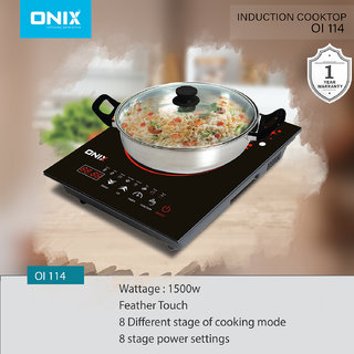 Buy Onix OI 114 Induction Cooker With Touch Control (1500 Watts) Online ...