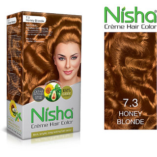Buy Nisha Cream-Based Hair Color (60gm + 90ml + 18ml Nisha Conditioner ...