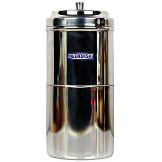 Buy Meenakshi Stainless Steel South Indian Filter Coffee Maker/Drip ...