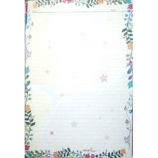 Buy A4 Designer Project Sheet 1 Side Ruled (40 Assorted Design Sheets ...