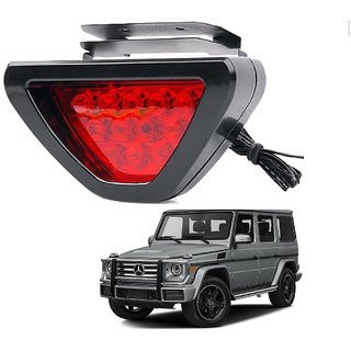 Buy Auto Addict Car Triangle Shape 12 LED Red Color Brake Light with ...