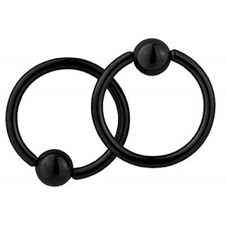 Buy 14g Captive Bead Ring Cartilage Hoop Septum Tragus Snake Bite ...