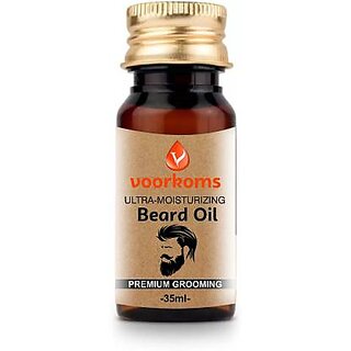 Buy Voorkoms Beard Oil Lite for Men For Soft Shiny Beard Non Sticky ...