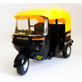 Buy SBV Toys Bajaj Auto Rickshaw Toy - 114 Scale - Die-Cast Metal ...