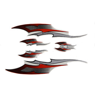 Buy Spidy Moto Scooter Sticker Red Black Graphics Accessories Universal ...