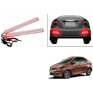 Buy Autoladders Slim Daytime LED DRL Lights Red Set Of 2 For Tata Tigor ...