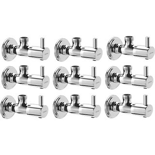 Buy CERA - Angle Valve (Quarter Turn) with Wall Flange Set of 9 pcs ...