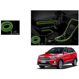 Buy Autoladders Car Interior Ambient Wire Decorative Led Light Lemon ...
