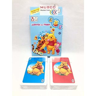 Buy Uno Cartoon Characters Card Game 2-10 Players 108 Cards Ages 7 ...
