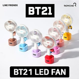 Buy [Bt21 By Bts] Bt21 Official Led Handy Fan 2019 New Model Tata Cooky ...