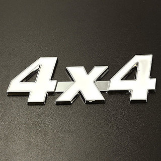Buy 4X4 3D Chrome plated Emblem Logo Decal for Car/SUV/Sedan ...