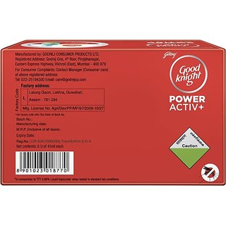 Buy Good Knight Power Active Plus Liquid Mosquito Vaporiser Refill (6 X ...