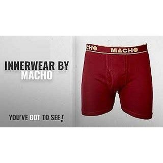Buy Macho Men's Long Cotton Fine Trunk Pack of 3 (Multi Color ) Online ...