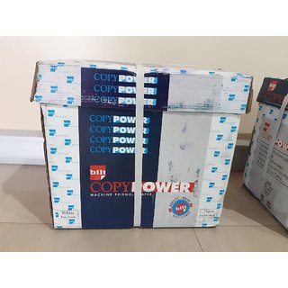 Buy BILT Copy Power 75gsm White Copy Paper A4 (5 reams) Online @ ₹1699 ...