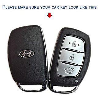 Buy AutoBizarre Silicone Key Cover for Hyundai Creta, I20 Elite/Active ...