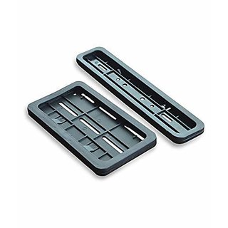 Buy guruji system Bike and Scooty Front and Back Number Plates Frame ...