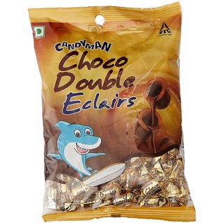 Buy Candyman Choco Double Eclairs Pouch(380g) Online @ ₹100 from ShopClues