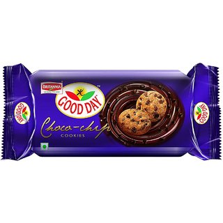 Buy Britannia-Good Day Choco Chip Biscuits-75 Gm Online @ ₹30 from ...