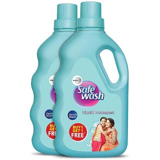 Buy Wipro-Safewash Liquid Detergent-500 Gm*2 Online @ ₹180 from ShopClues