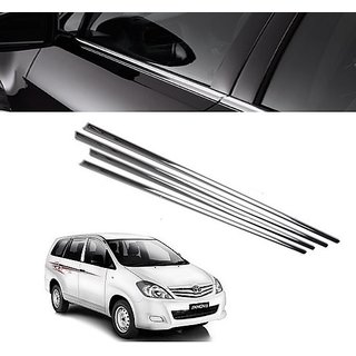 Buy After cars Innova Old Car Window Lower Garnish Chrome with free car ...