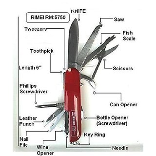 Buy Rimei Multifunction Stainless Steel Corrosion Resistant Knife Set ...