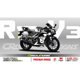 Buy CR Decals YAMAHA R15 V3 Custom Decals/ Wrap/ Stickers CAMO Edition Kit Online @ ₹3450 from ...