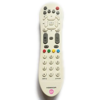 Buy Videocon d2h Set Top Box Remote (White) Online @ ₹259 from ShopClues