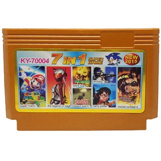 Buy Generic Pack of 2 8-Bit Video Game Cassettes with Mario, Contra ...